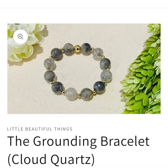 Jewelry | The Grounding Bracelet Cloud Quartz | Poshmark